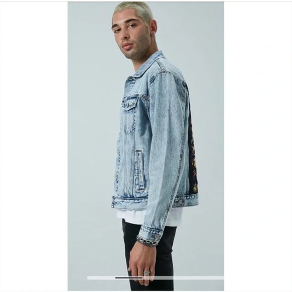 Forever 21 | Jackets & Coats | New Forever 2 Alphonse Mucha Stained ...